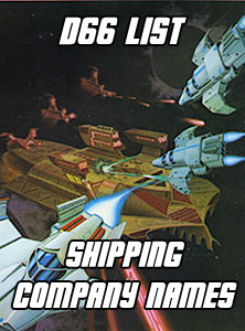 d66 Shipping Company Names – Jon Brazer Enterprises